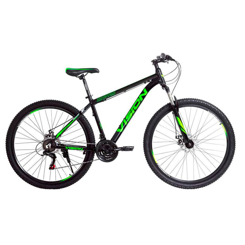 Bicicleta mtb vision Krypton 29 talla 18 negro verde – Bike new sport